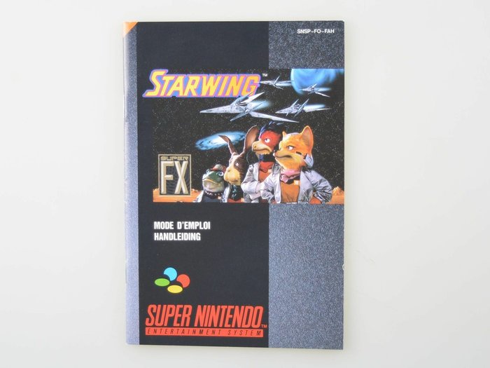 Starwing - Manual ⭐ Super Nintendo [SNES] Manual - RetroNintendoStore.com