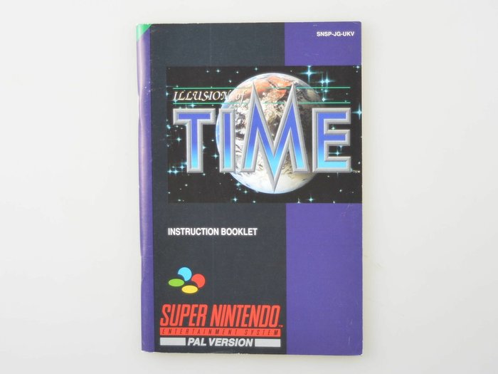Illusion of Time - Manual ⭐ Super Nintendo [SNES] Manual - RetroNintendoStore.com