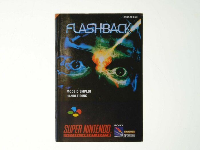 Flashback - Manual ⭐ Super Nintendo [SNES] Manual - RetroNintendoStore.com