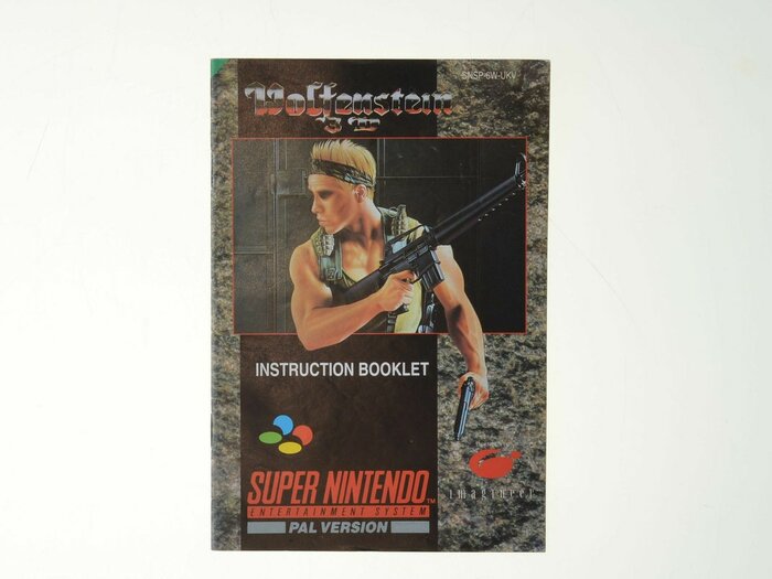Wolfenstein 3D - Manual ⭐ Super Nintendo [SNES] Manual - RetroNintendoStore.com