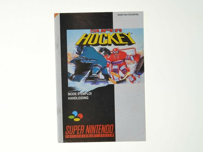 Super Hockey - Manual ⭐ Super Nintendo [SNES] Manual - RetroNintendoStore.com