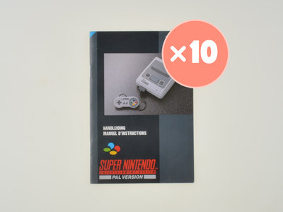 Super Nintendo [SNES] Manuals - RetroNintendoStore.com