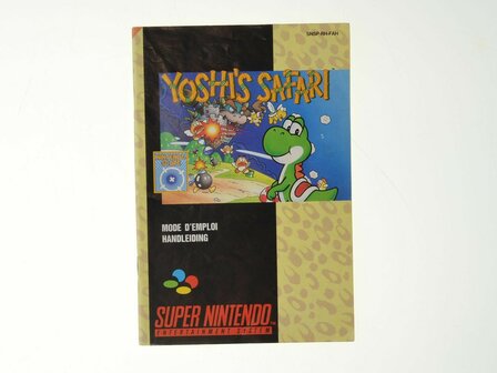 Yoshi's Safari - Manual ⭐ Super Nintendo [SNES] Manual - RetroNintendoStore.com