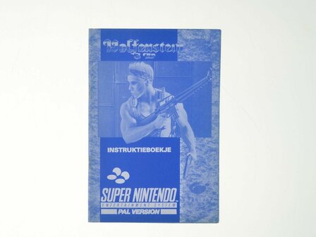 Wolfenstein 3D (Blue Version) - Manual ⭐ Super Nintendo [SNES] Manual - RetroNintendoStore.com