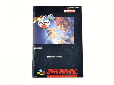 Street Fighter Alpha 2 (German) - Manual ⭐ Super Nintendo [SNES] Manual - RetroNintendoStore.com